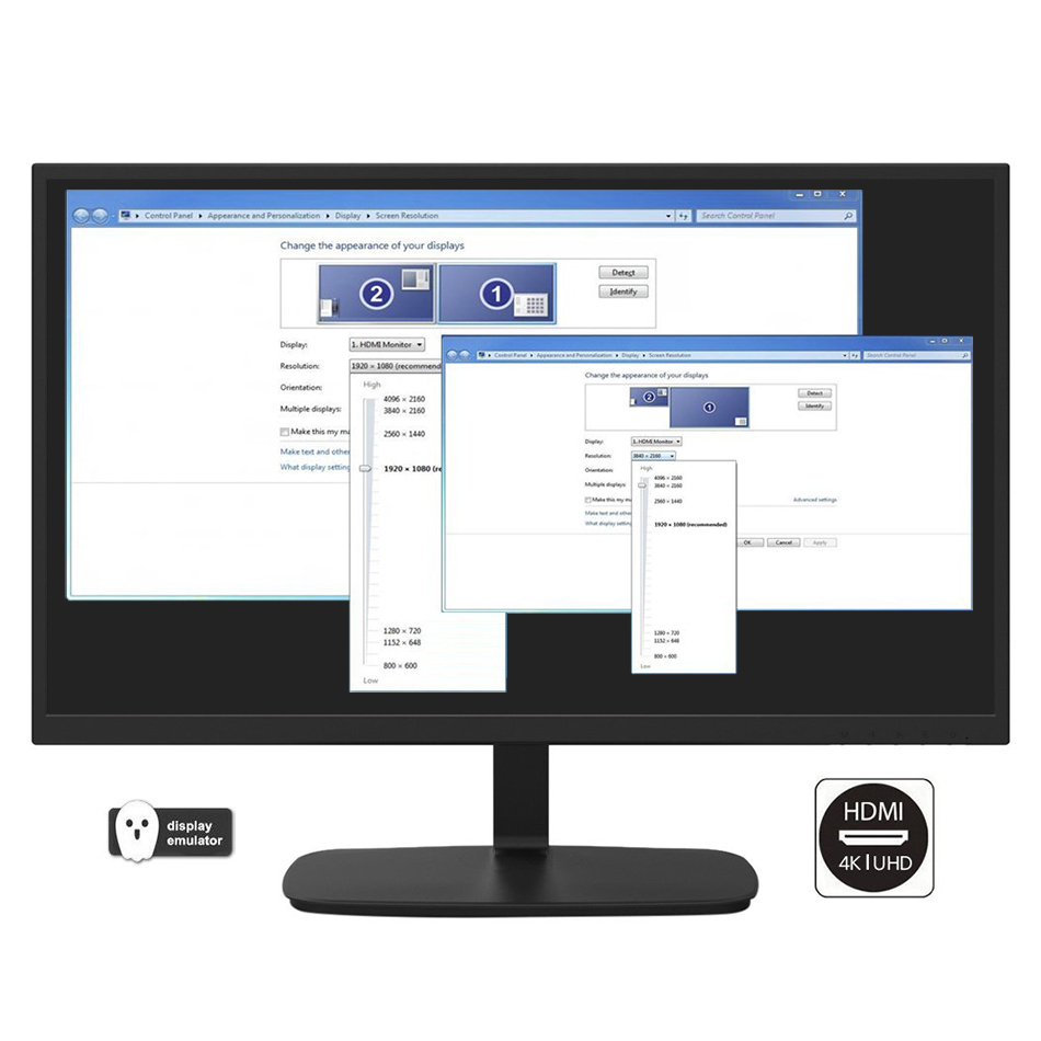 HDMI Dummy Headless Ghost Video Display Adapter Plug